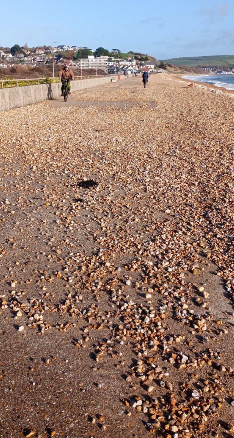 Preston beach and sea wall bashed by Storm Bram - KeeP 106